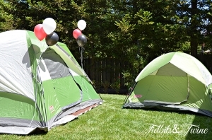 Backyard Campout Birthday Party