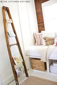 How to Decorate with Vintage Ladders {20 Ways to Inspire}