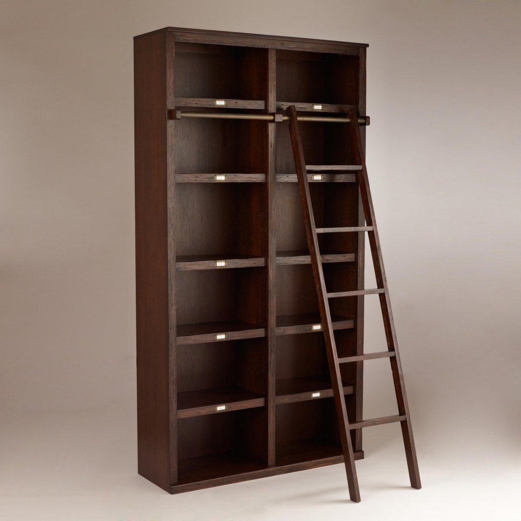 Library Bookcases with Ladders