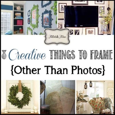 8 Things You Can Frame {Other Than Photos}