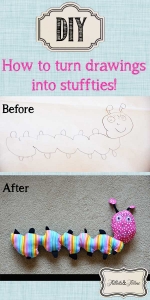 How to Make a Stuff Toy {from Your Child's Drawing}