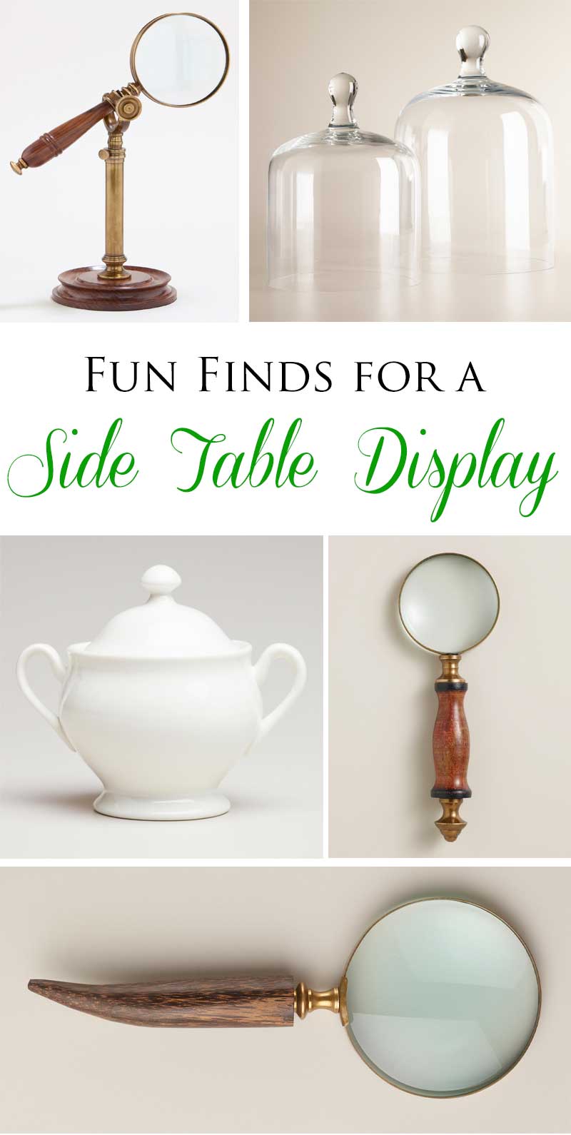 BIG NEWS! Plus Tips for Creating a Side Table Display