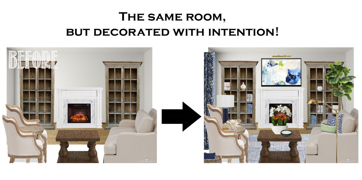 How to pull a room together! Here's how to decorate a room so it's done!