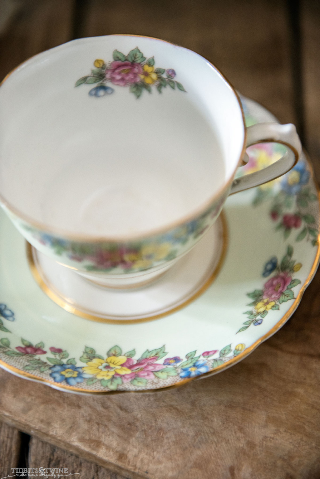 Bone China Cup and Saucer - Tidbits&Twine