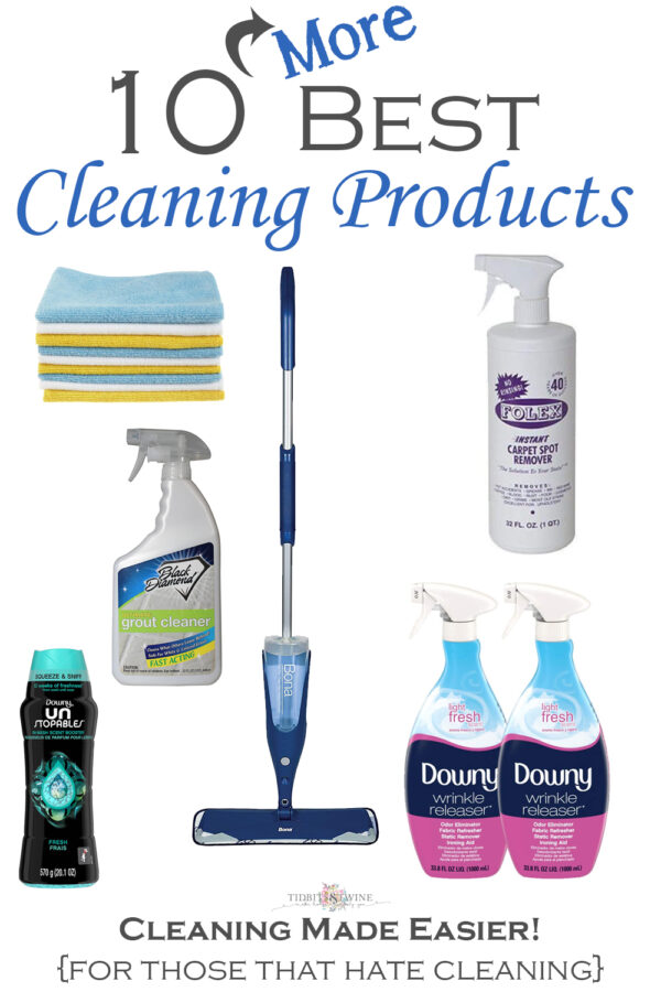 10 {More} of the BEST Cleaning Products - Tidbits&Twine