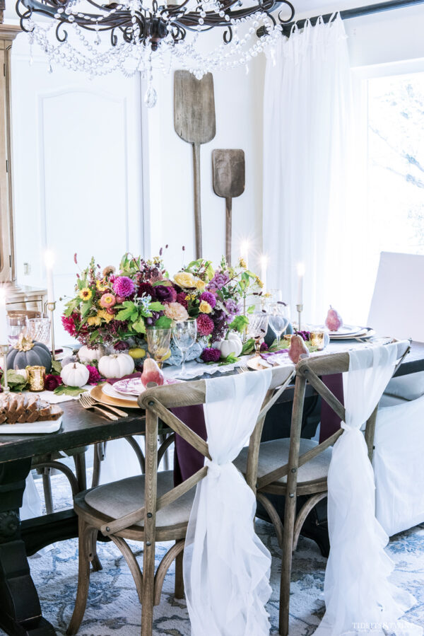 How to Create a Gorgeous Fall French Tablescape - Tidbits&Twine