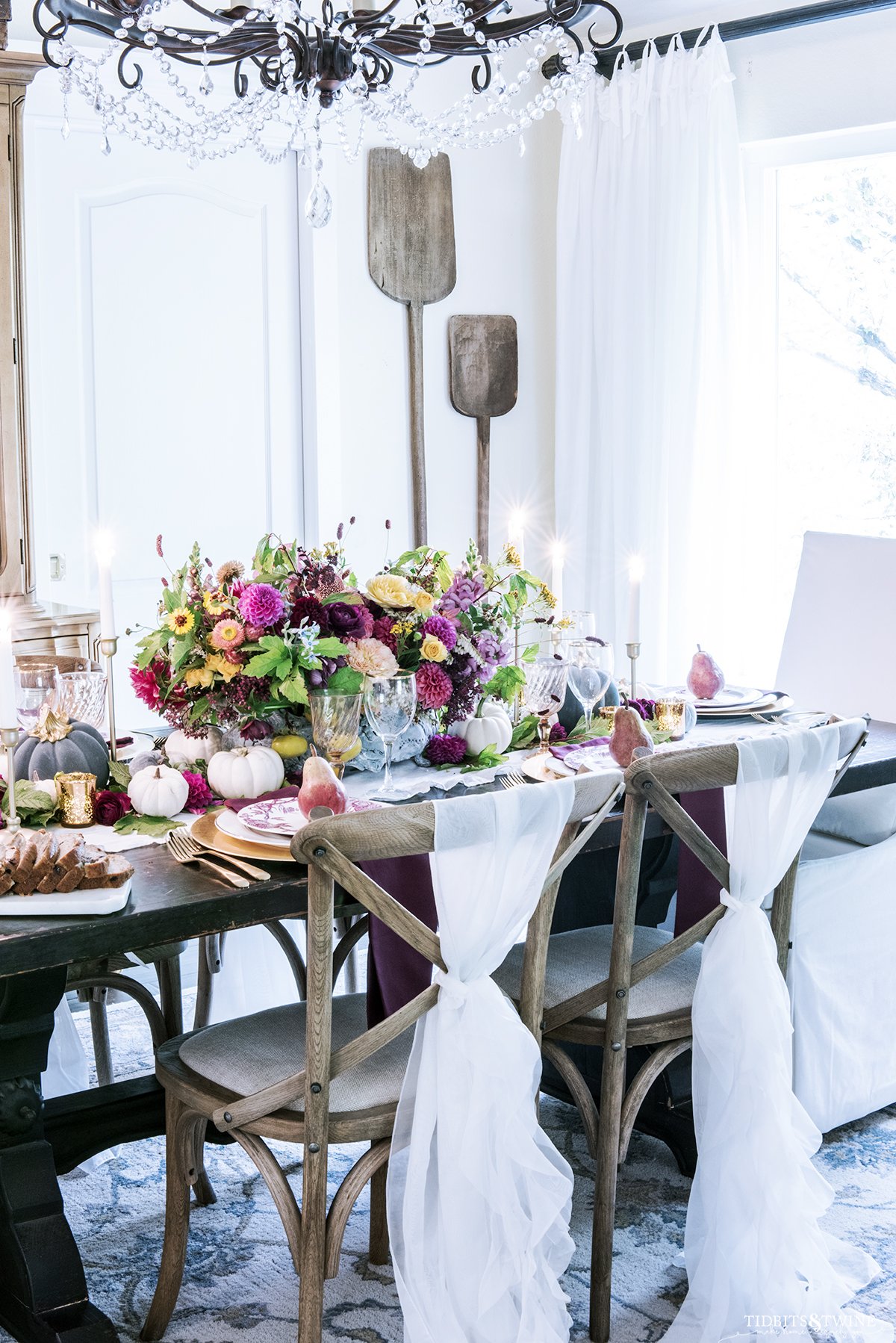 How to Create a Gorgeous Fall French Tablescape - Tidbits&Twine