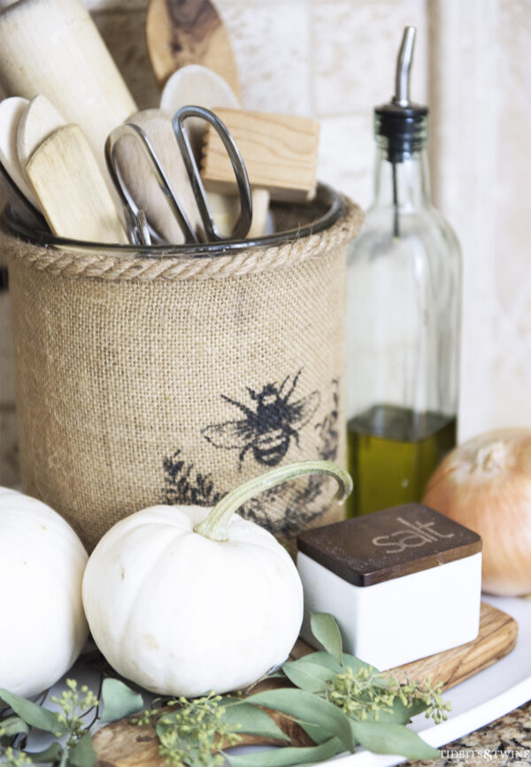 Simple Fall Ideas for the Kitchen - Tidbits&Twine