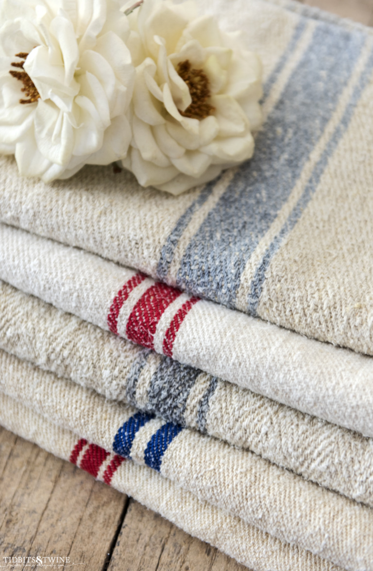 How to Use Grain Sacks: 12 Gorgeous Ideas for Your Home