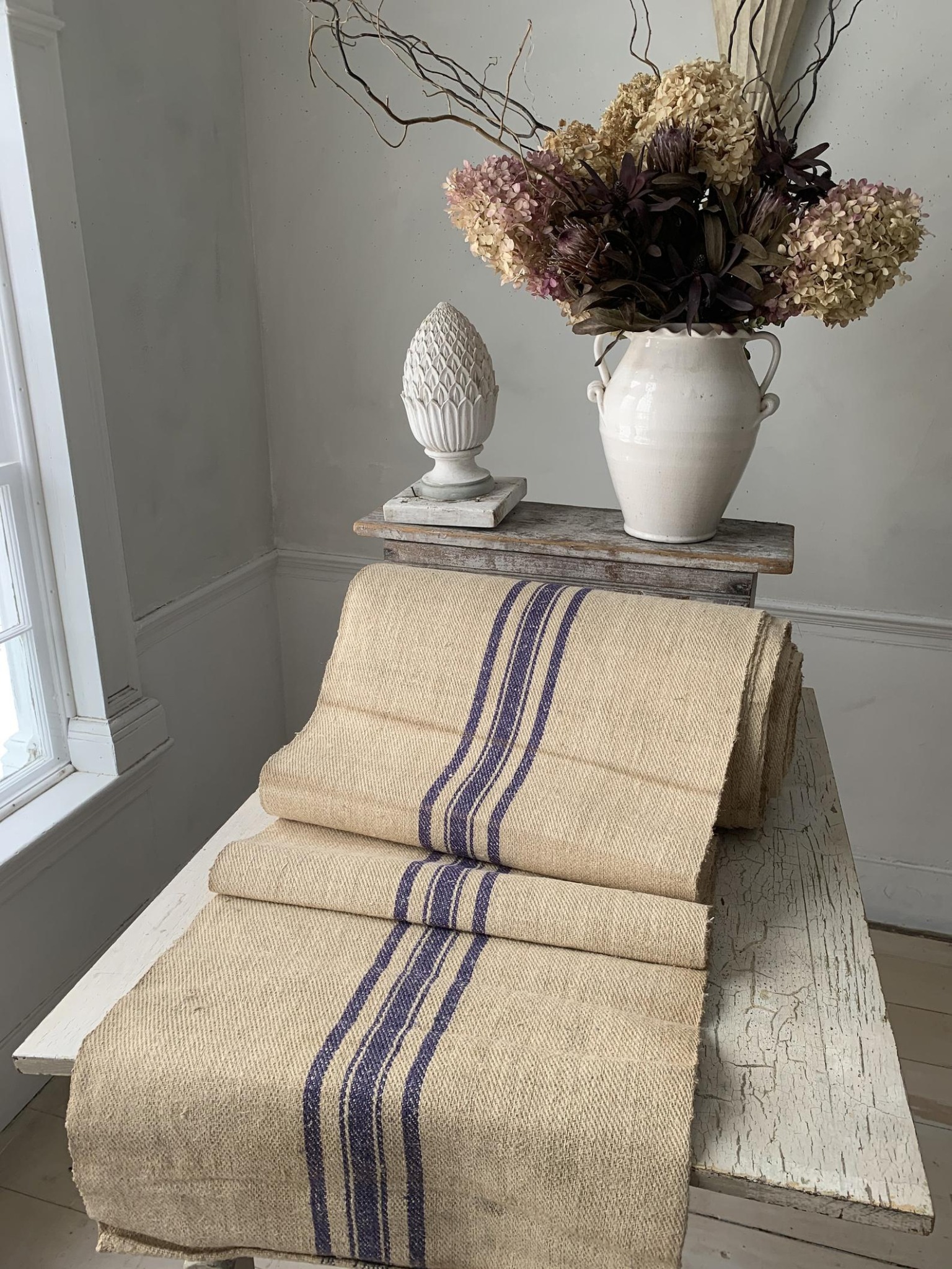 How to Use Grain Sacks: 12 Gorgeous Ideas for Your Home