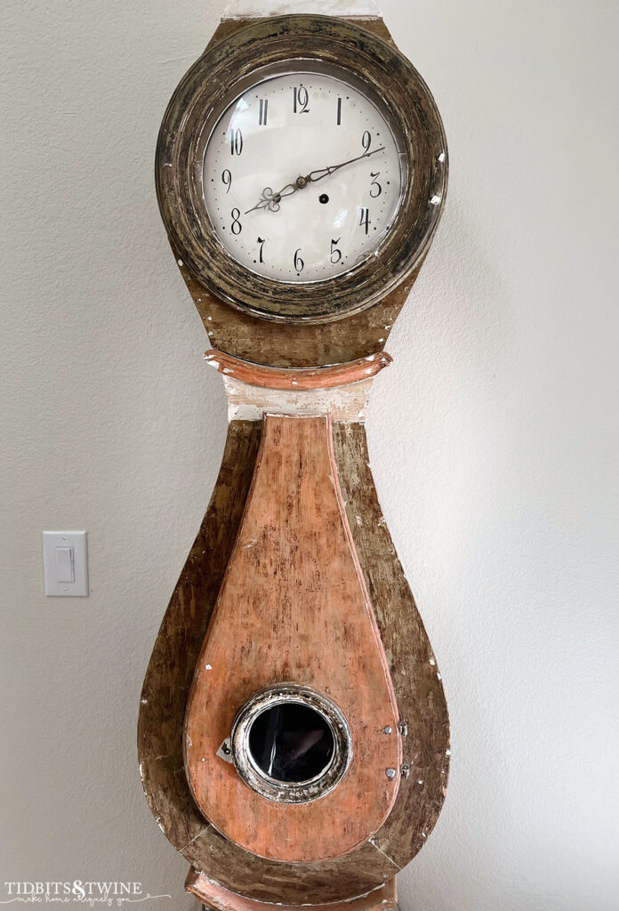 Mora Clock Makeover - I Finally Painted It! - Tidbits&Twine
