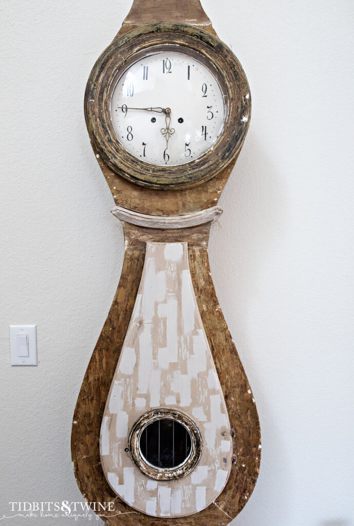 Mora Clock Makeover - I Finally Painted It! - Tidbits&Twine