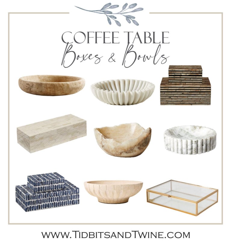 The Best Coffee Table Decor for Any Style - Tidbits&Twine