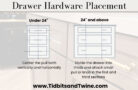 An Easy Cabinet Hardware Placement Guide - Tidbits&Twine