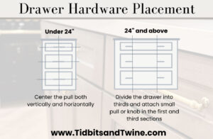 An Easy Cabinet Hardware Placement Guide - Tidbits&Twine