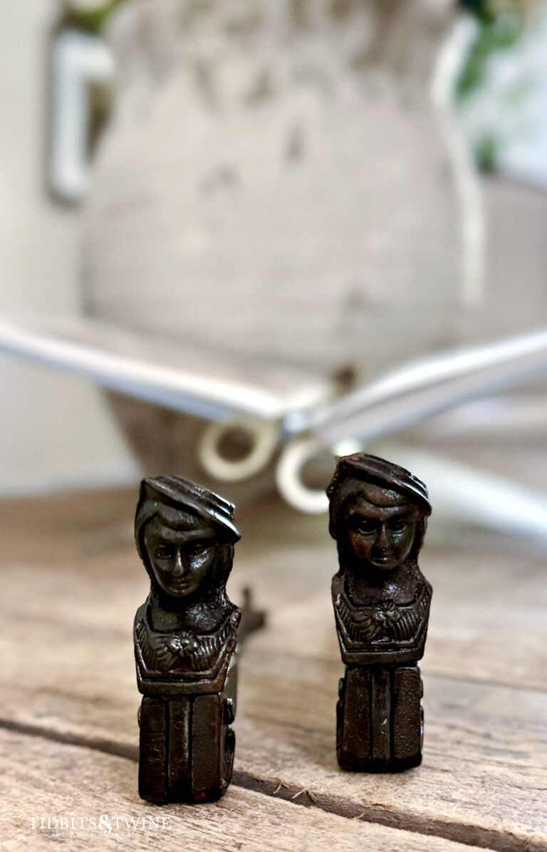 Antique French Shutter Dogs (and why You'll Want a Pair) - Tidbits&Twine