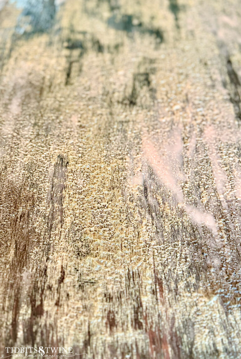 How to Refinish a Table with Stain - Tidbits&Twine