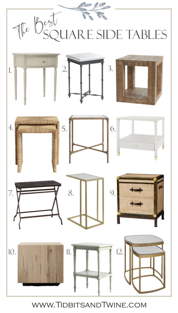 End Table Height Guide + My Fav Picks - Tidbits&Twine