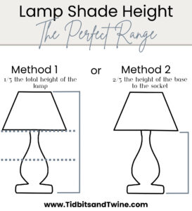 How to Choose a Lamp Shade: Tips for a Perfect Fit - Tidbits&Twine