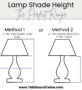 How to Choose a Lamp Shade: Tips for a Perfect Fit - Tidbits&Twine