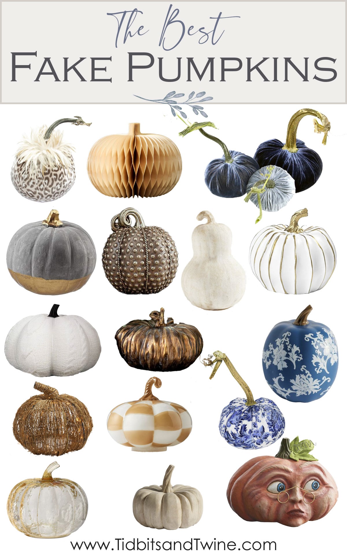 35+ of My Favorite Decorative Pumpkins - Tidbits&Twine